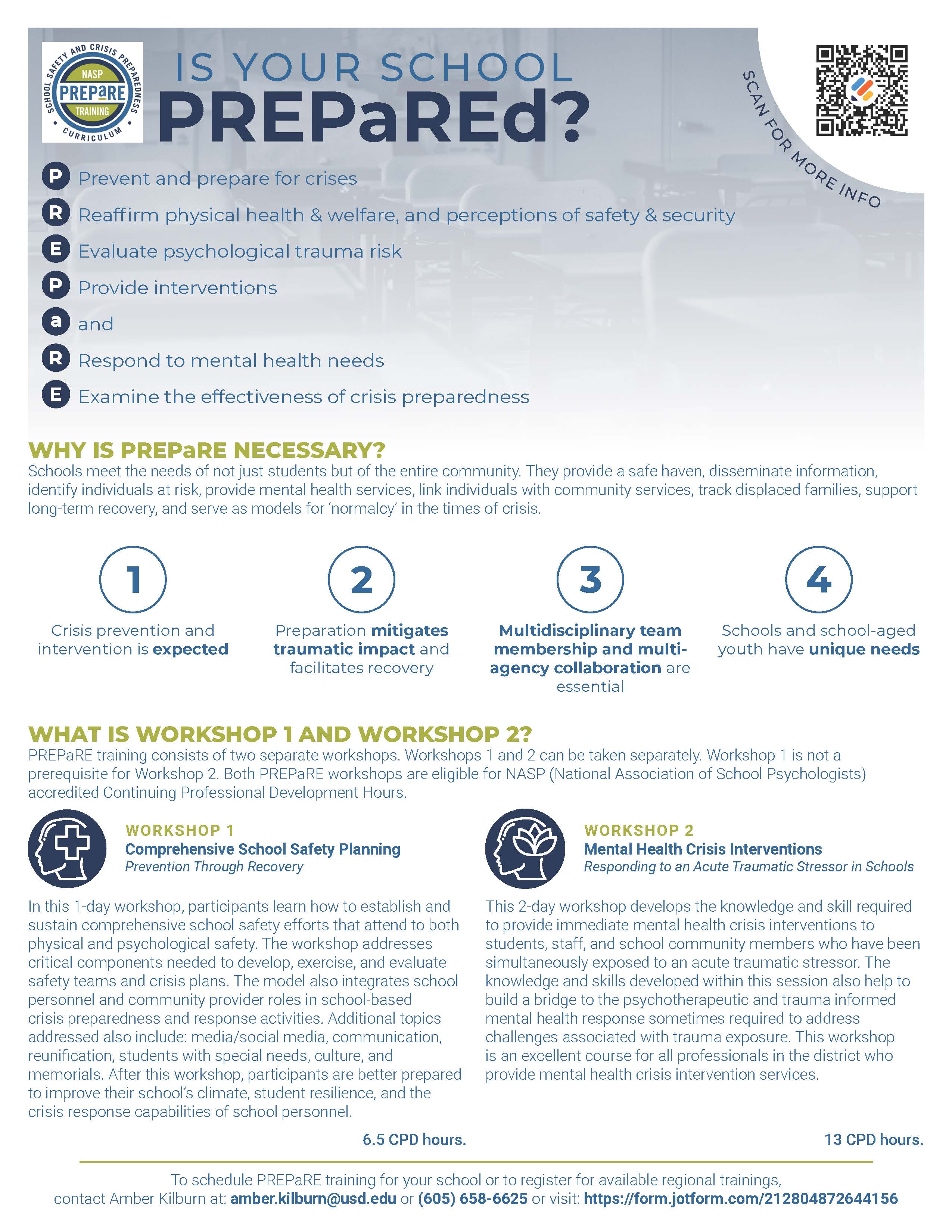 South Dakota School Safety | Training - PREPaRE